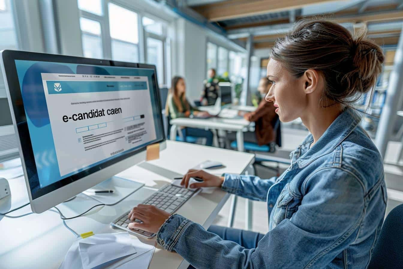 Comment déposer son dossier de candidature en ligne sur Ecandidat Caen ...
